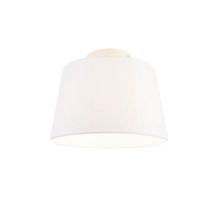 Moderna plafonska lampa sa belom kapom 25 cm - Combi