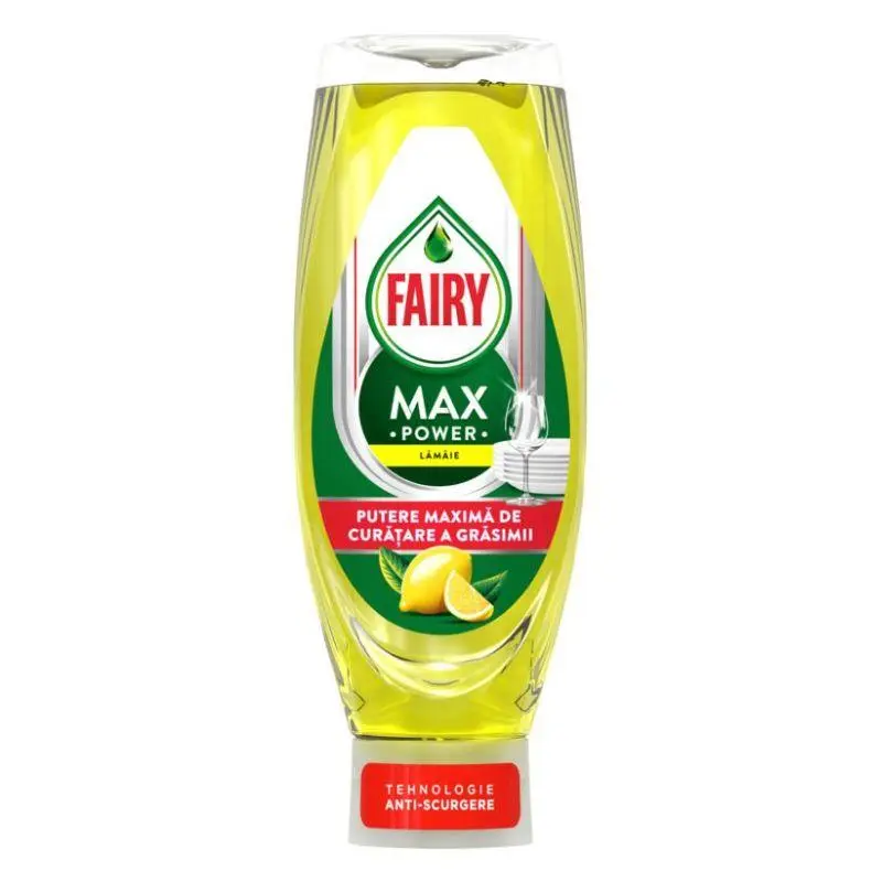 Fairy Max Tečnost za sudove Power Lemon 730ml