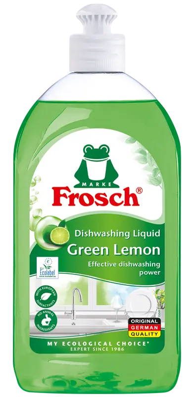 FROSCH Tečnost za posuđe Green Lemon 500ml