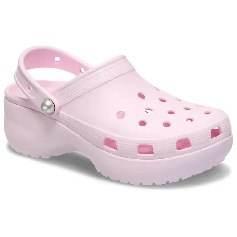 Crocs Ženske papuče Classic Platform, Svetloroze