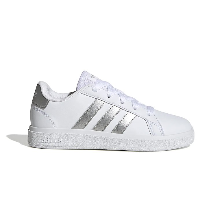 Adidas Patike za devojčice Grand Court 2.0 K, GW6506, Belo-srebrne