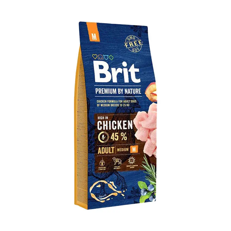 Brit Suva hrana za pse Premium by nature, Piletina, M, 3kg