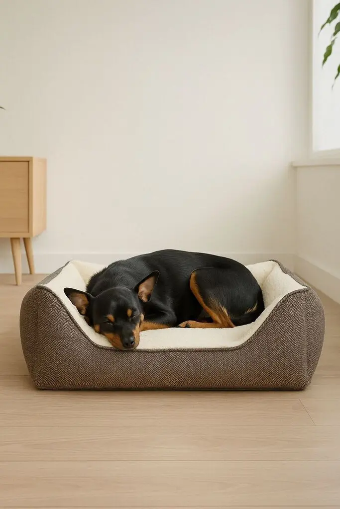 Paws & Whiskers Krevet za ljubimce Zeus, 100x80x20 cm, Braon