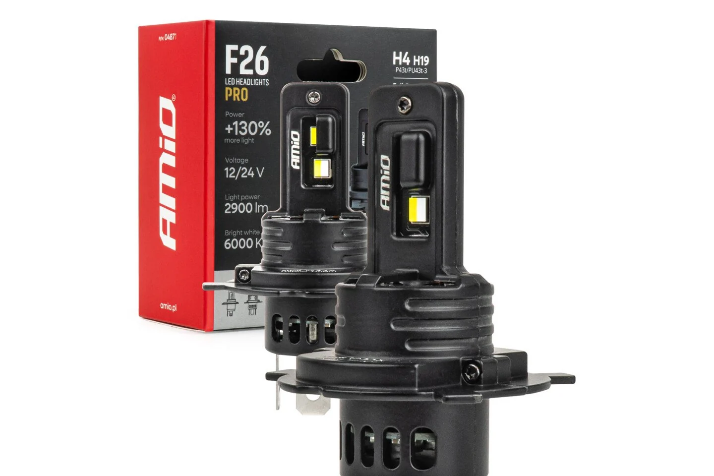 LED auto sijalice F26 PRO LumiTec LIMITED +130% DUO FULL CANBUS H4 H19 12V 24V AMIO-04871    Puni CANBUS