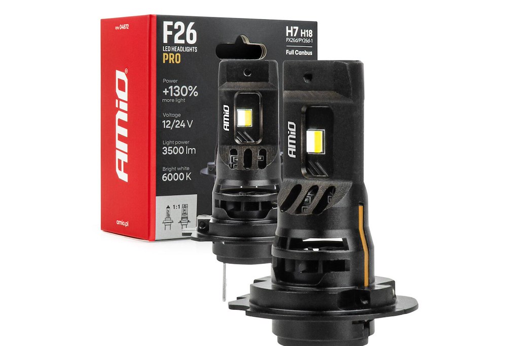 LED auto sijalice F26 PRO LumiTec LIMITED +130% DUO FULL CANBUS H7 H18 12V 24V AMIO-04872    Pun CANBUS
