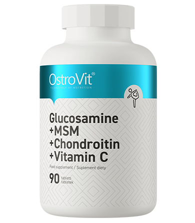 GLUCOSAMINE + MSM + CHONDROITINE + VIT C 90C