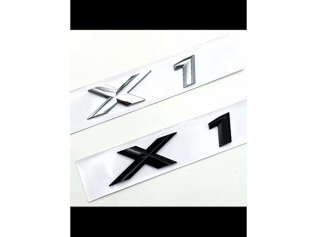 BMW X1 oznaka za gepek