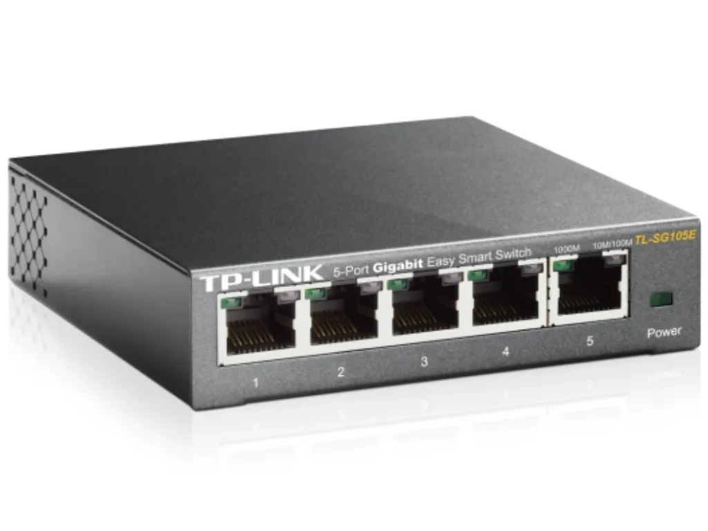 Switch TP-LINK TL-SG105E Gigabit/5x RJ45/10/100/1000Mbps/eSmart/Desktop metalno kuciste