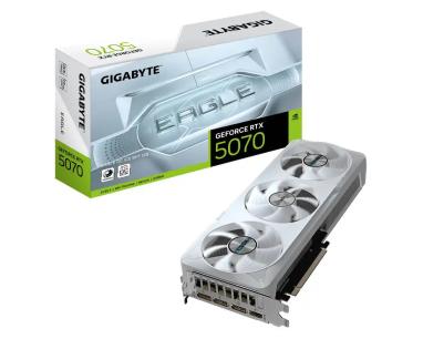 GIGABYTE Graficka karta Gigabyte GeForce RTX 5070 Eagle OC ICE GDDR7 12GB 192bit 3xDP/HDMI