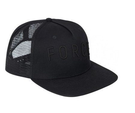 Force Kačket trucker logo 3d, crni ( 9030798 )