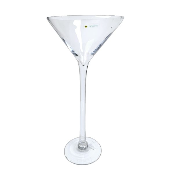 Staklena martini vaza h60 cm
