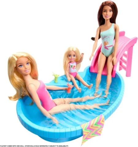 Mattel barbie na bazenu hrj74 ( 178285 )