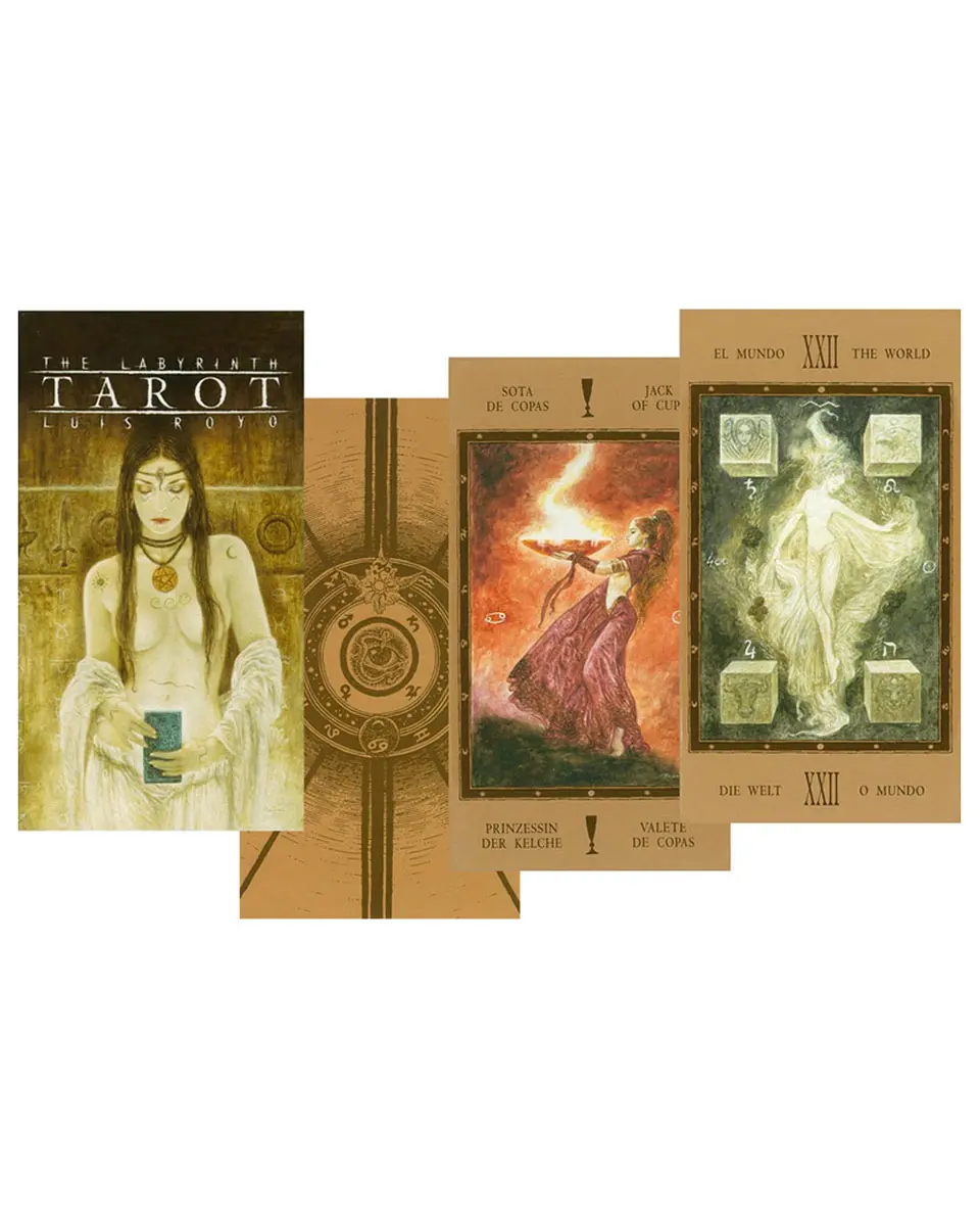 FOURNIER Tarot karte The Labyrinth Luis Royo