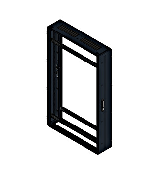 SORAX ormar s vođenjem kabela 42U,Š=300xD=1.200xV=2.000mm
Konstrukcija: prednja i zadnja vrata čelična, krovna ploča s uvodom kabela, dno otvoreno, RAL9005