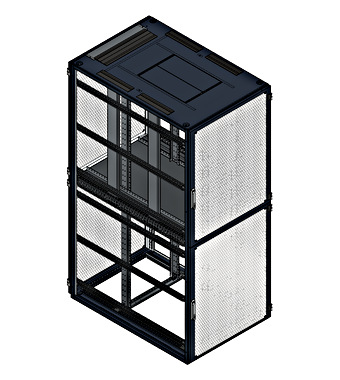 SORAX 19" kolokacijski ormar 42U, Š=800xD=1.200xV=2.000mm
Kolokacijski ormar s 2 odjeljka, puna prednja ventilirana vrata, dvostruka ventilirana stražnja vrata, RAL9005