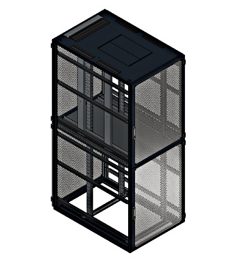 SORAX 19" kolokacijski ormar 47U, Š=800xD=1.200xV=2.000mm
Kolokacijski ormar s 2 odjeljka, puna prednja ventilirana vrata, dvostruka ventilirana stražnja vrata, RAL9005