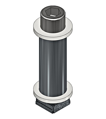 SORAX krovni odstojnici za vijke
Vijci za odstojnike za podizanje krova ormara za 50 mm, 1pak=4 kom.