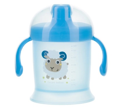 Canpol babies non spill solja sa ruckama 31/300 200ml "bunny & company" - blue ( 31/300_blu )
