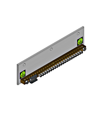SORAX sabirnica uzemljenja, 20 priključnih točaka
Glavna sabirnica uzemljenja, napojni kabel 1x35mm² (Yf), 20 priključaka 25mm² (Ym) ili 16mm² (Yf), 148mm x 65mm x 40mm (ŠxVxD)