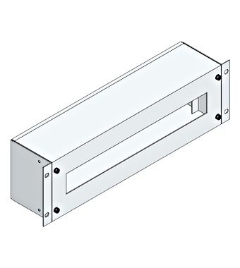 SORAX gornja šina 3U, RAL7035
19″ gornja šina za montažu malih uređaja kompatibilnih s DIN nosačem (sonde i sl.)