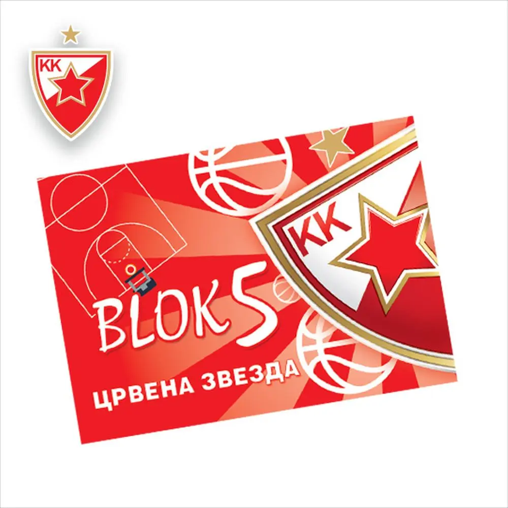 CRVENA ZVEZDA Blok za crtanje broj 5 akvarel