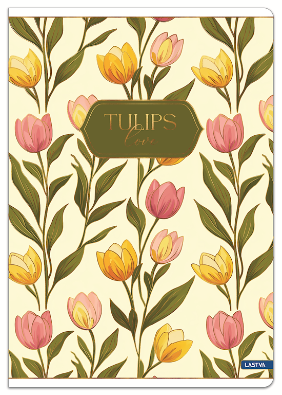 SVESKA A5 LINIJA TULIPS (više dezena)