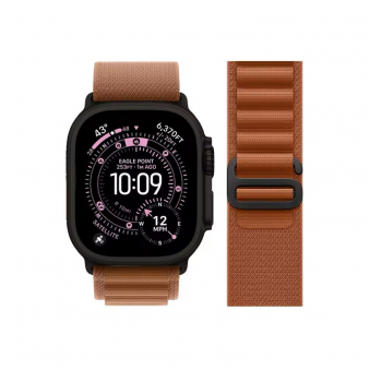Narukvica za Apple Watch Ultra Strap Alpine Loop Titanium 42/ 44/ 45/ 49 mm L terra cotta