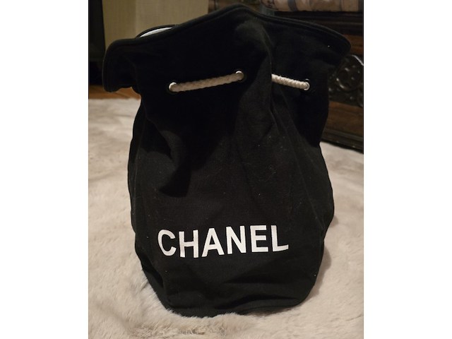 CHANEL canvas ranac bucket bag torba ranac