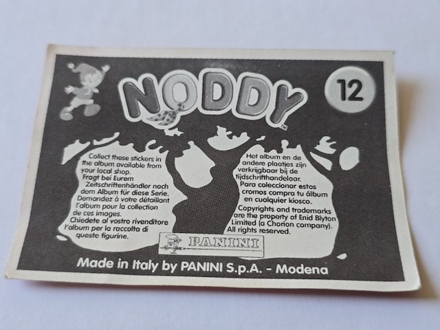 Sličice Noddy 2005 Panini na komad