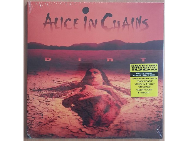 Alice In Chains – Dirt NOVO/ZUTI VINIL