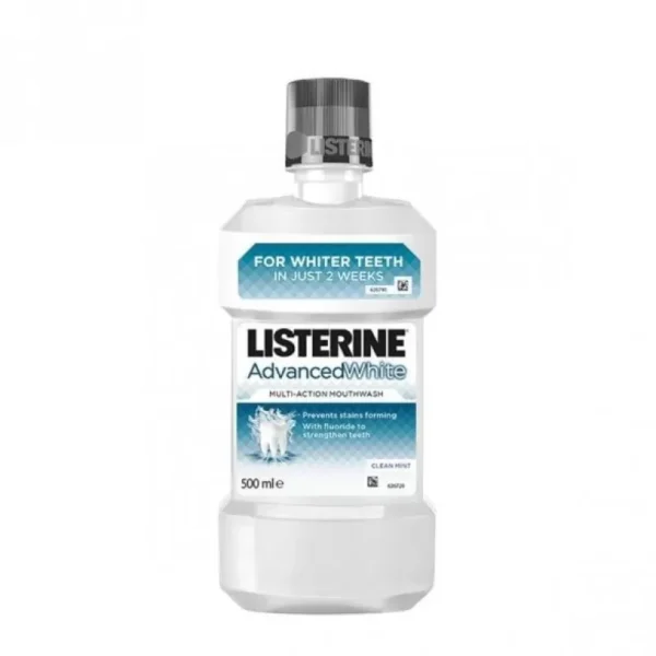 LISTERINE RAS.ADVANCED WHITE 500ML 195