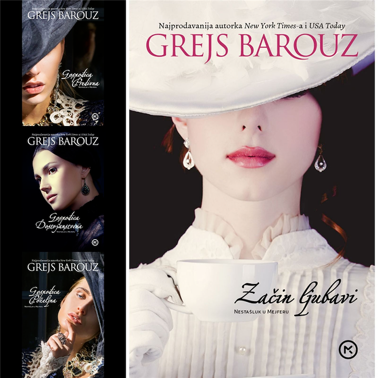 GREJS BAROUZ, KOMPLET 4 ROMANA