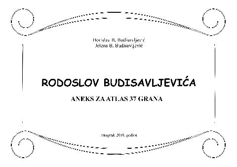 Aneks za Atlas 37 grana Budisavljevića