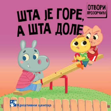 Шта је горе, а шта доле: картонска сликовница