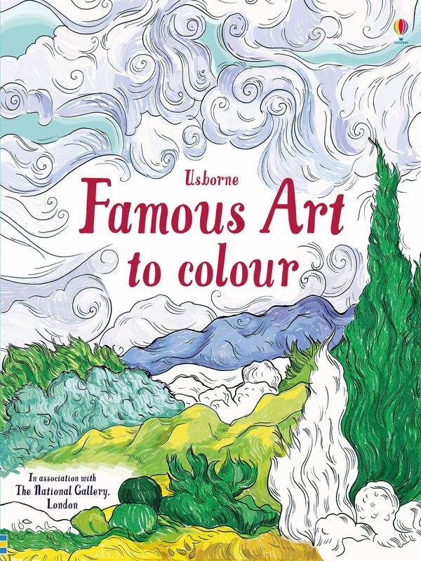 Famous Art to Colour Paperback