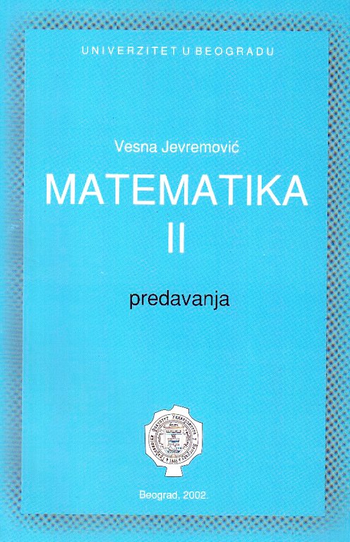 Matematika II - Predavanja