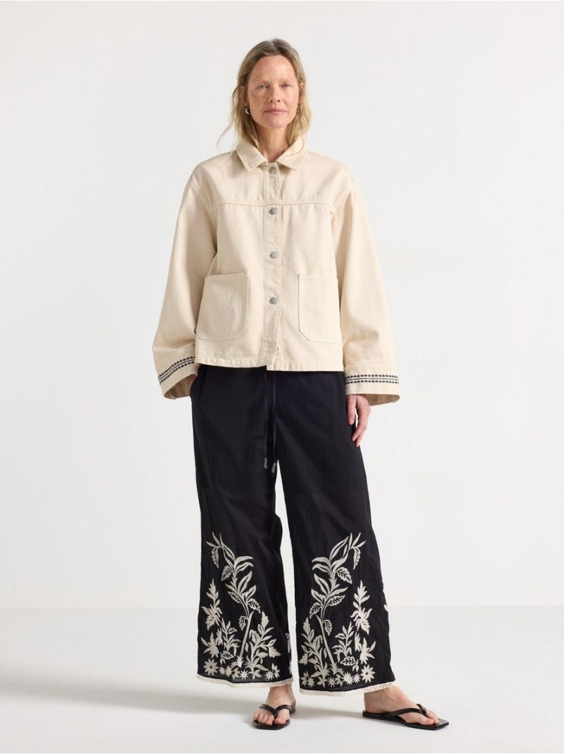 Pantalone – Trousers with embroidery