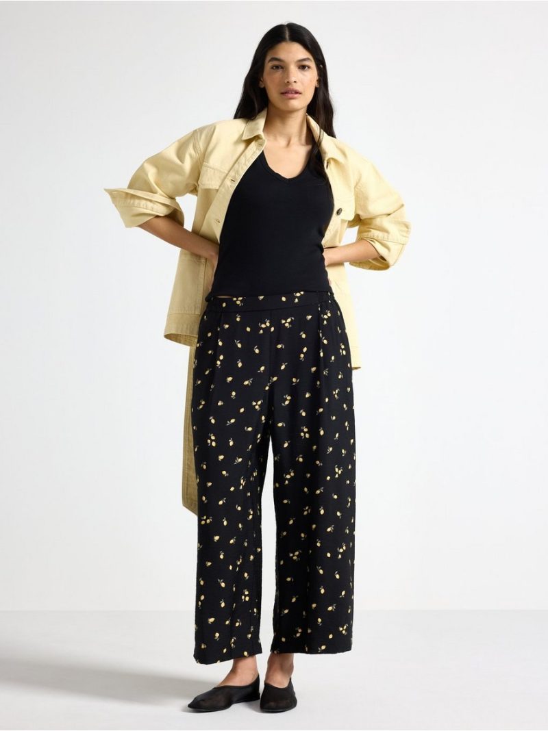 Pantalone – WIDE cropped trousers