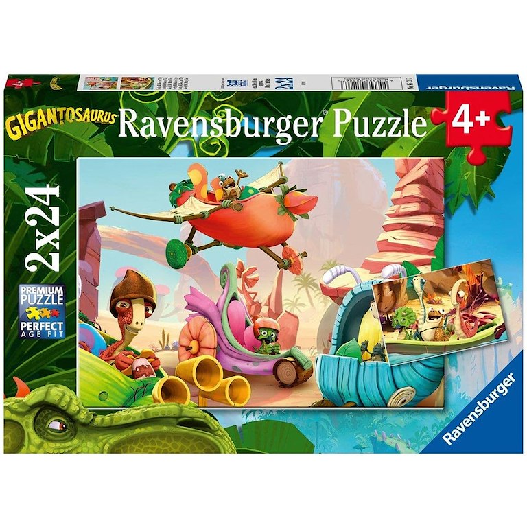 Ravensburger puzzle (slagalice) – Družina malih dinosaurusa
