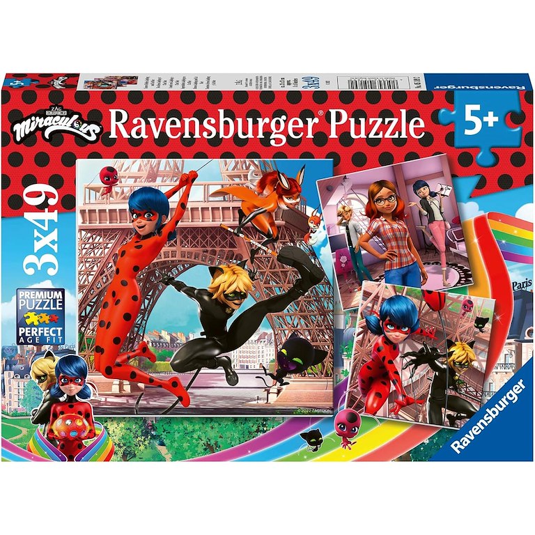 Ravensburger puzzle (slagalice) – Naši heroji bubamara i crna macka