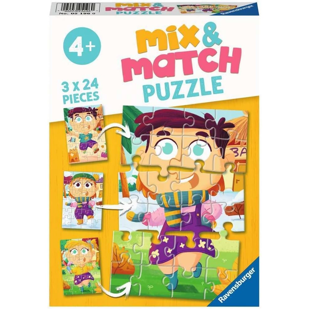 Ravensburger Mix&Match puzzle (slagalice) – Slozi garderobu