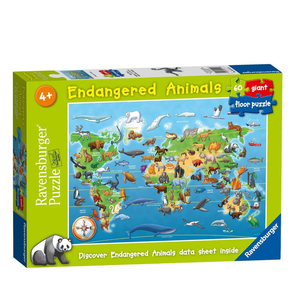 Ravensburger puzzle (slagalice) – Ugrozene zivotinje