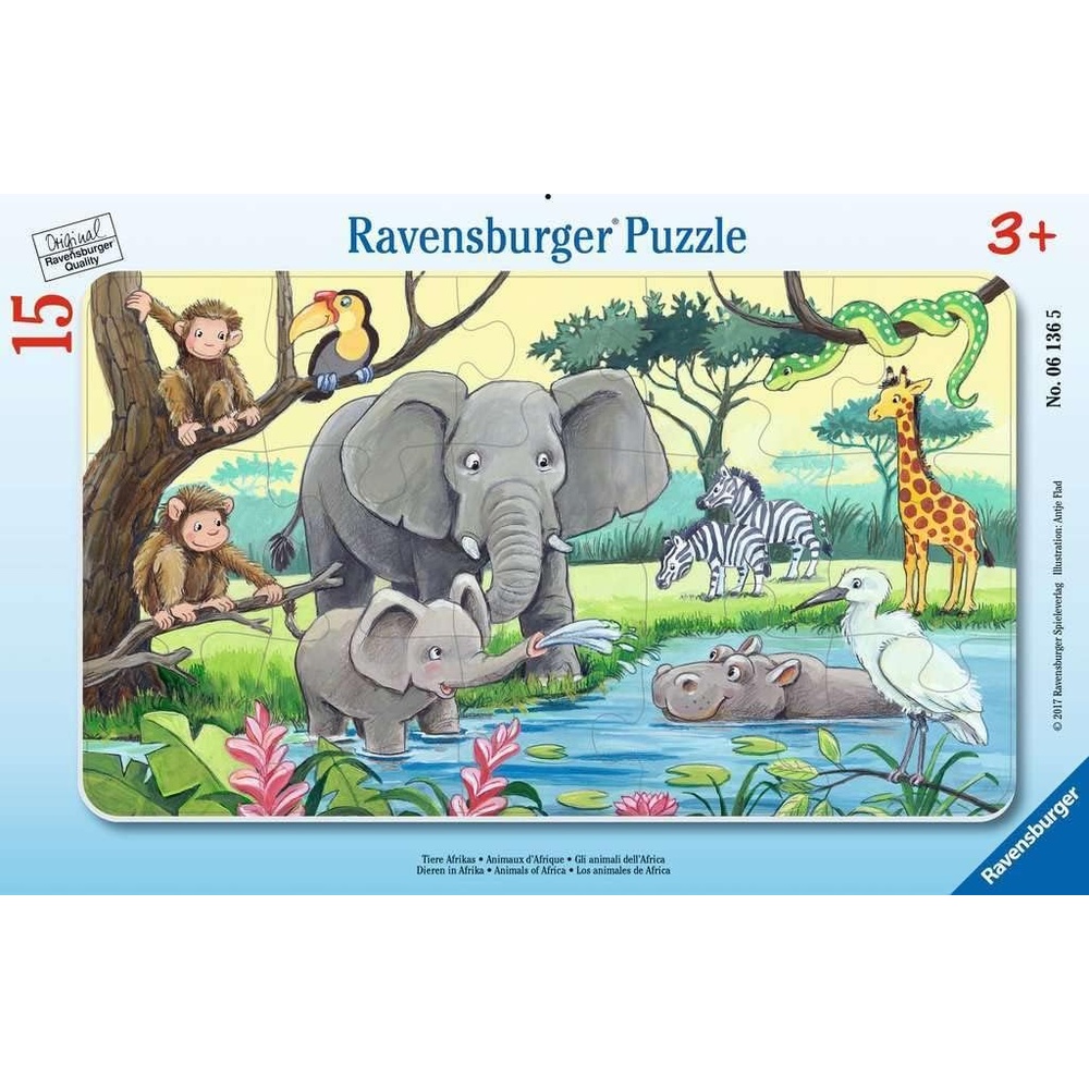 Ravensburger puzzle (slagalice) – Bebe zivotinje u Africi