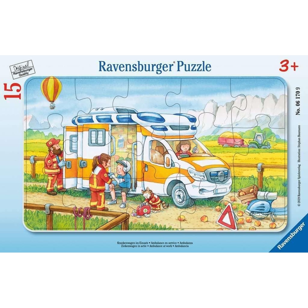 Ravensburger puzzle (slagalice) – Ambulanta na terenu