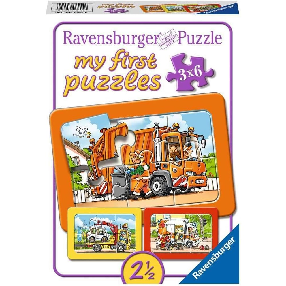 Ravensburger puzzle (slagalice) – Moje prve puzzle, 3 u 1
