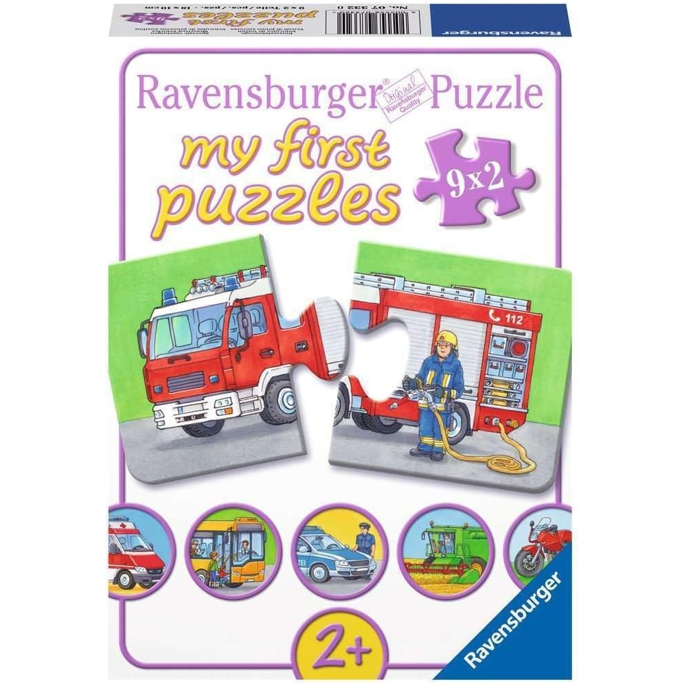 Ravensburger puzzle (slagalice) – Moje prve puzzle, 9 u 1,zanimanja