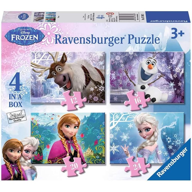 Ravensburger puzzle (slagalice) – Frozen, 4 u 1