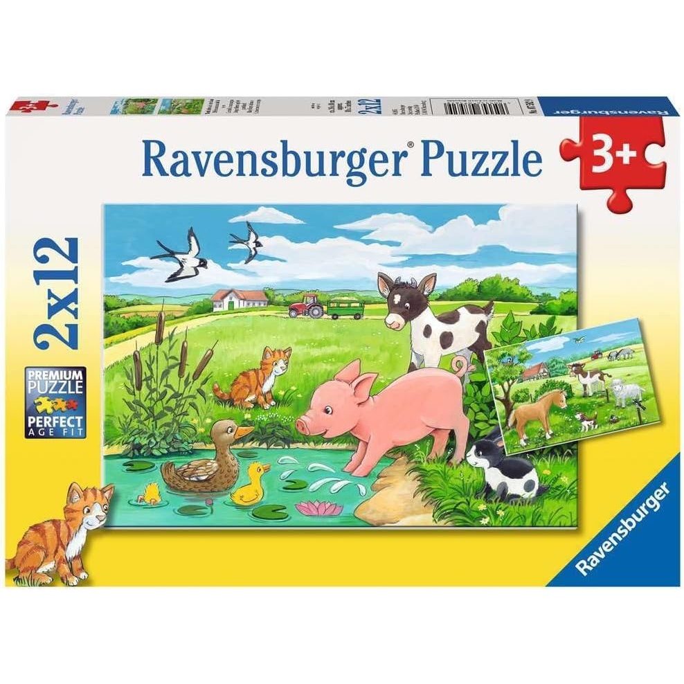 Ravensburger puzzle (slagalice) – Mladunci na farmi