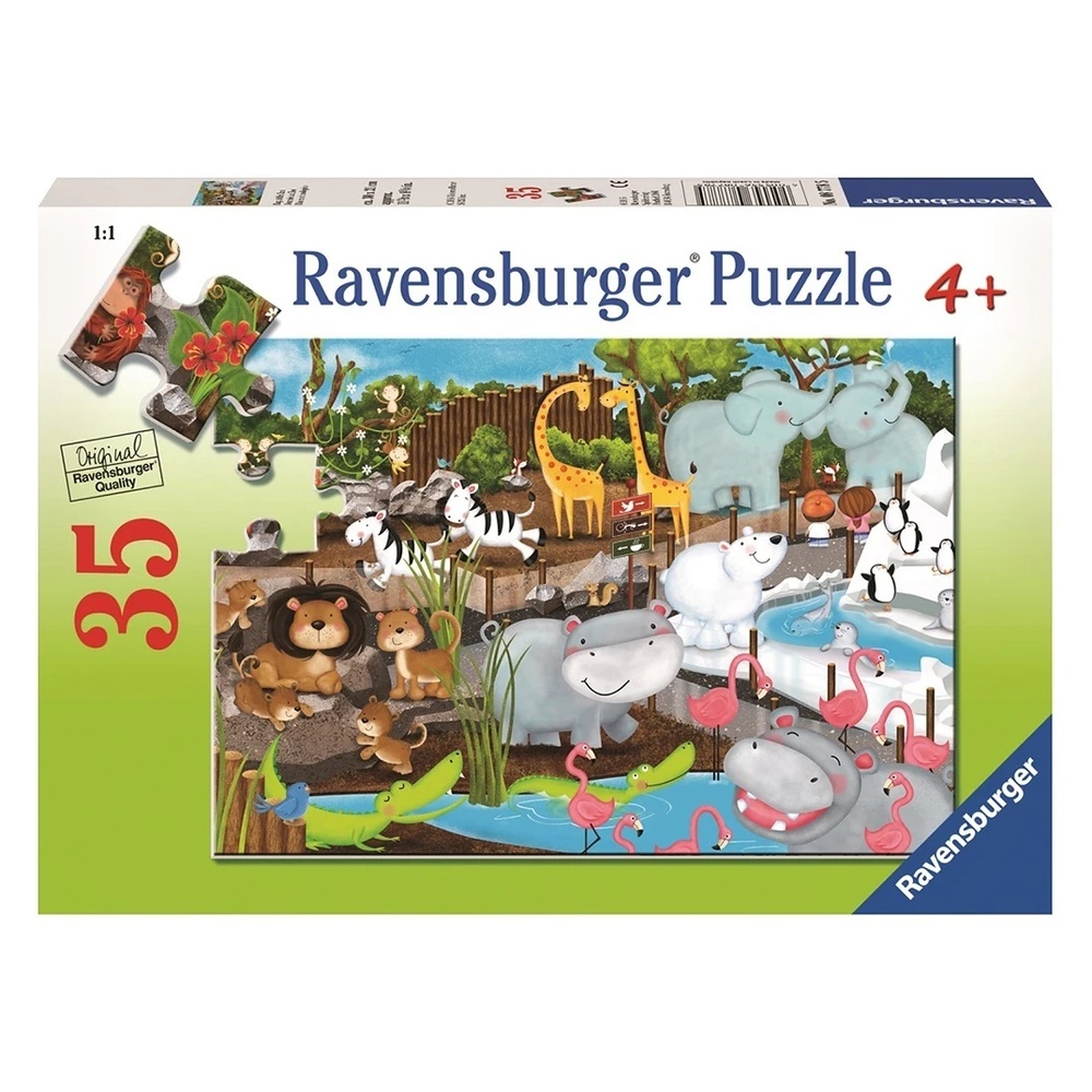 Ravensburger puzzle (slagalice) – Slatke zivotinje u zoo vrtu