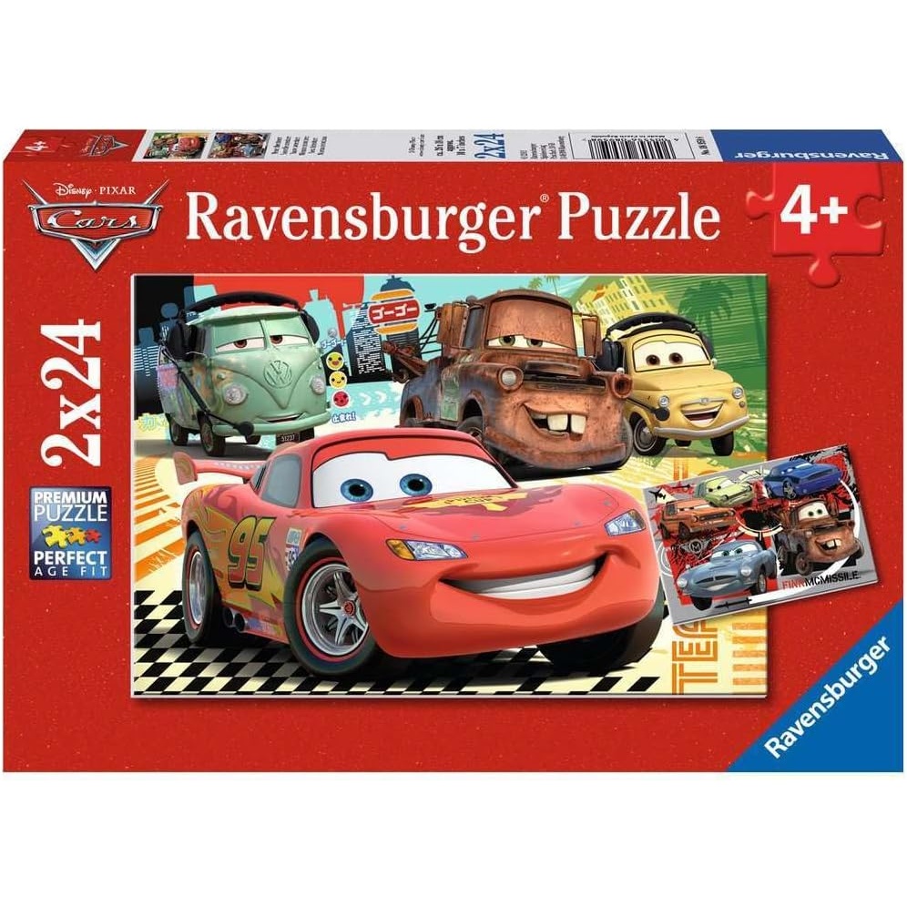 Ravensburger puzzle (slagalice) – Cars na okupu